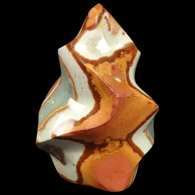 Polychrome jasper flame