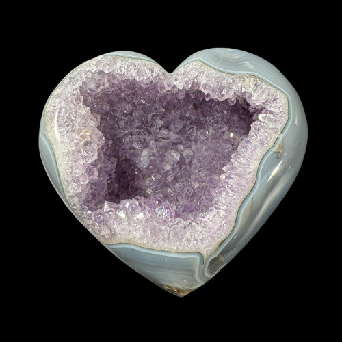 Amethyst Geode Heart For Sale | Fossilsplus/Pangaea Industries