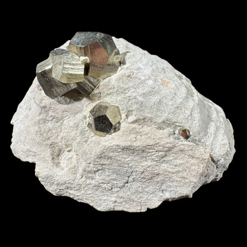 Pyritohedral cluster for sale | Fossilsplus/Pangaea Industries