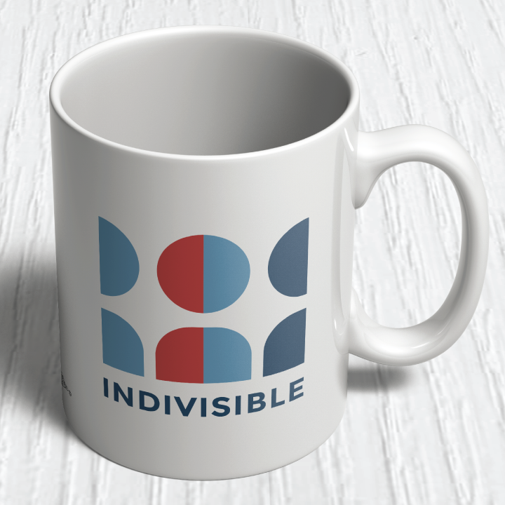 Indivisible Official Logo (11oz. Coffee Mug) - Indivisible Webstore