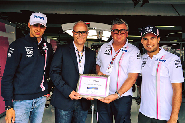 RAVENOL Decorated by the Sahara Force India F1 Team at Hockenheim ...