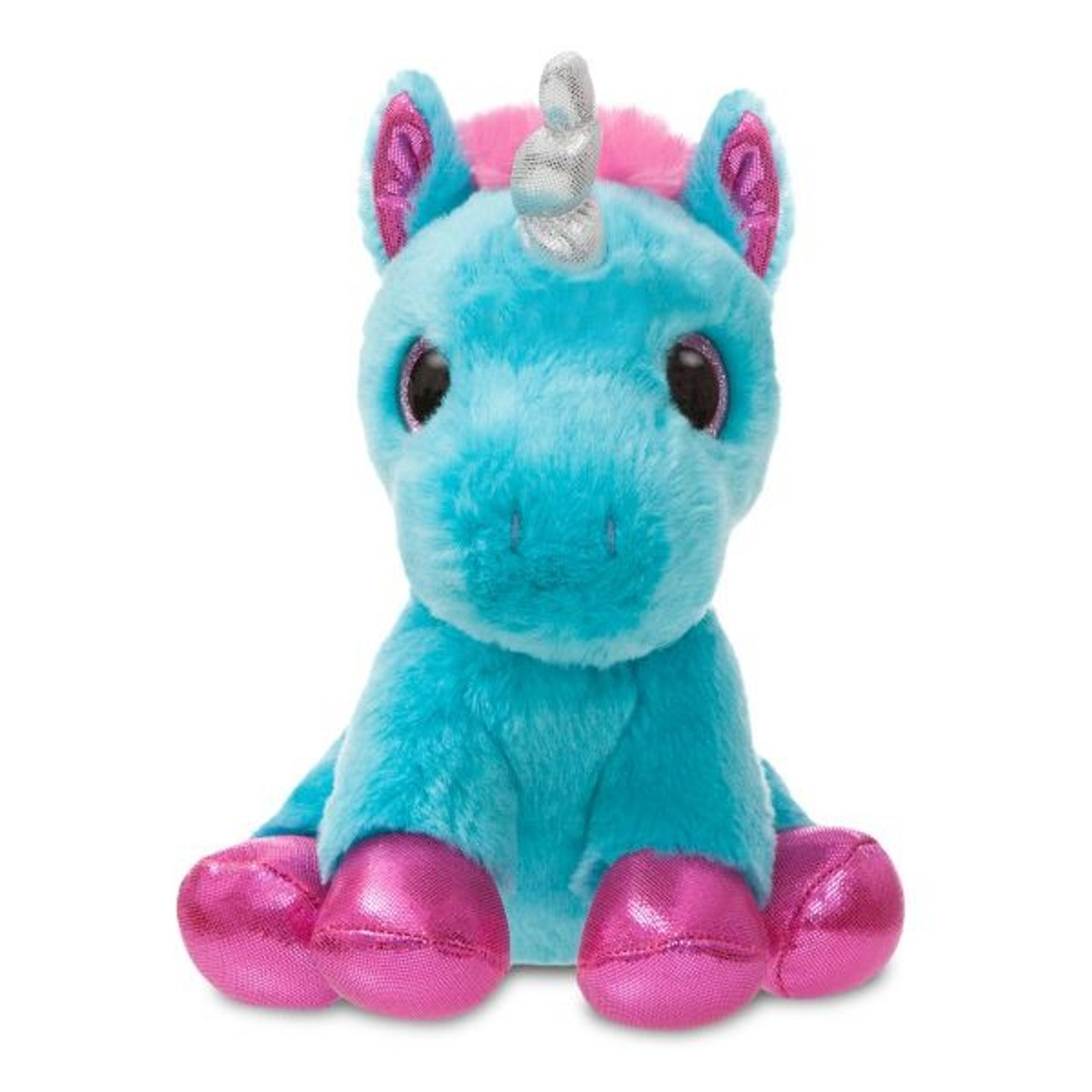 Sparkle Tales Moonbeam Torquoise Unicorn 7 Inch Soft Toy By Aurora Whittingtons
