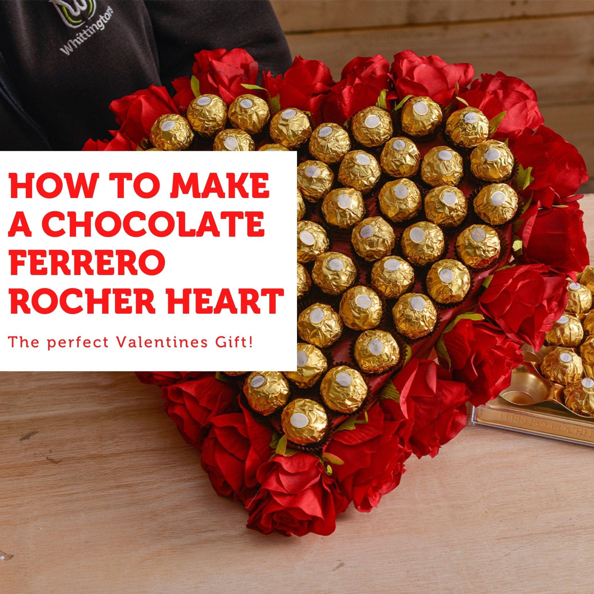 How to make a Chocolate Ferrero Rocher Heart - Whittingtons
