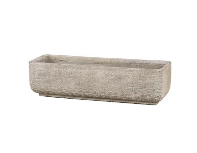 Cream Textured Elemental Hortus Trough (13cm x 50cm x 15cm)