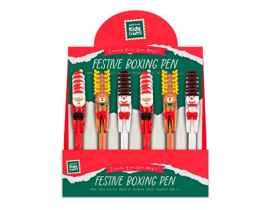 Red Festive Boxing Pen - Perfect Gift for Holidays