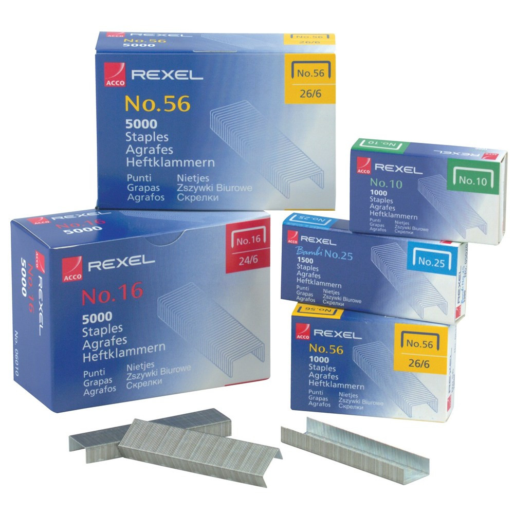 REXEL STAPLES No.25 Bambi, Bx1500 - Melbourne Office Supplies