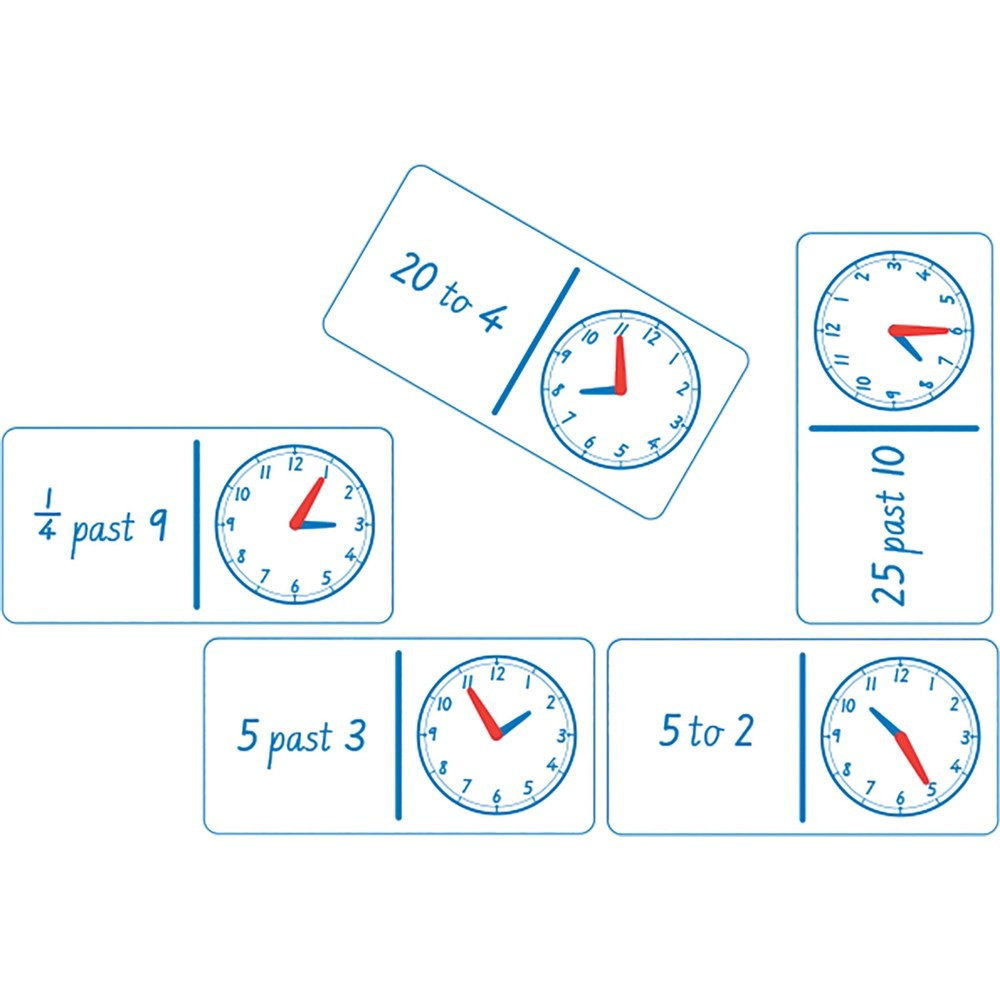 TFC Dominoes Game Clock Analogue/Numbers - Melbourne Office Supplies