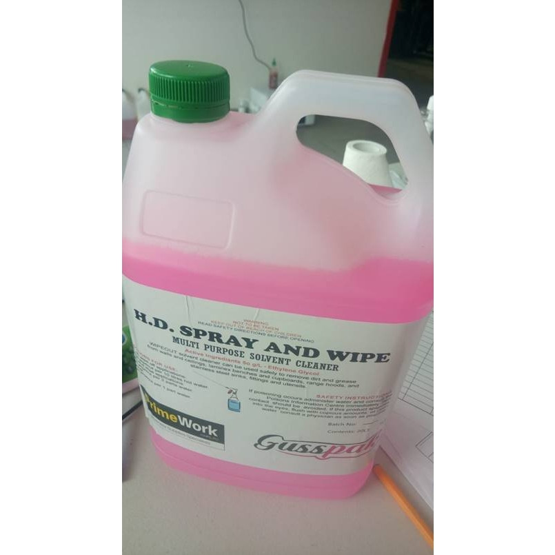 SPRAY N WIPE 5LTR BOTTLE All Purpose Cleaner - Melbourne Office Supplies