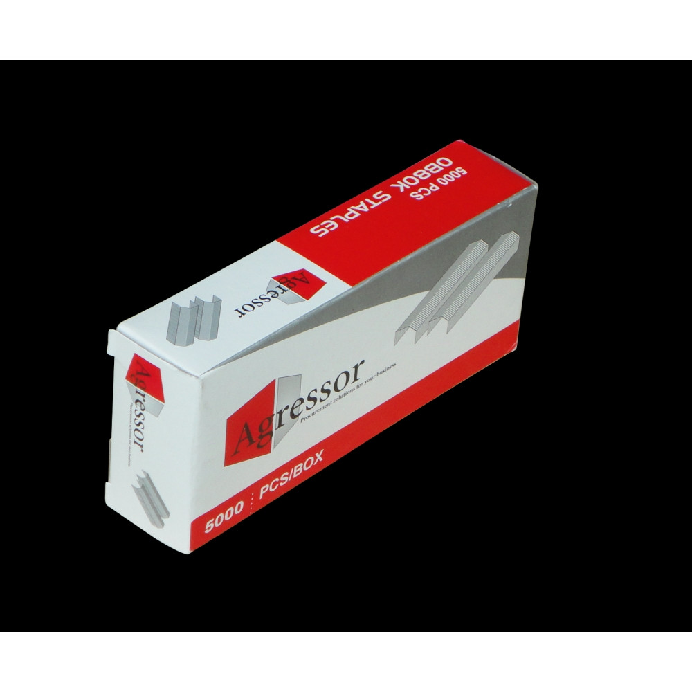 Agressor 1/4" (6mm) Staples Box of 5000 for Stanley Bostitch B8 Plier ...