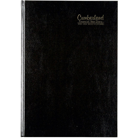 CUMBERLAND CASEBOUND FINANCIAL YEAR DIARY A4 WEEK TO VIEW (2026-2027 ...