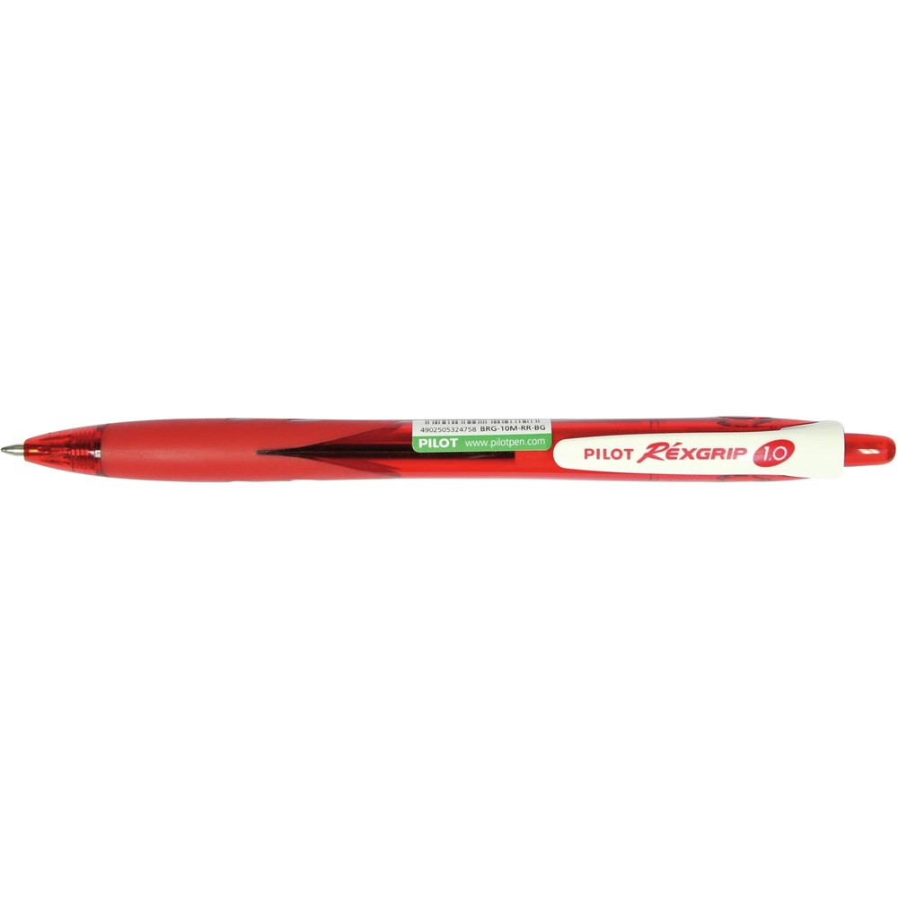 PILOT BEGREEN REXGRIP BRG-10M MED RED RETRACT PEN 660038 - Melbourne ...