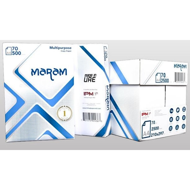 Maram A4 Premium High White Copy Paper 150 CIE 70gsm 500 Sheet Ream - 5 ...