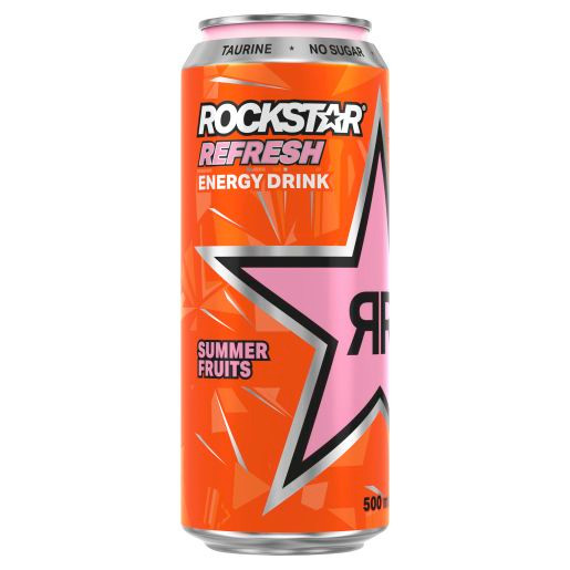 ROCKSTAR REFRESH SUMMER FRUITS ENERGY DRINK 500ML - Melbourne Office ...
