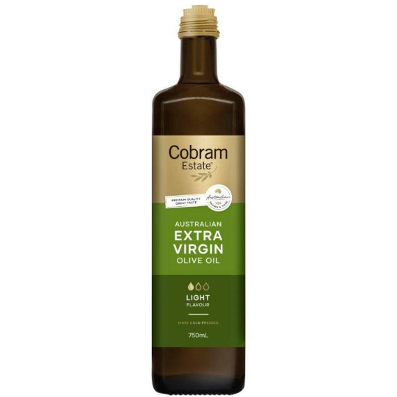 COBRAM ESTATE LIGHT AUSTRALIAN EXTRA VIRGIN OLIVE OIL 750ML - Melbourne ...