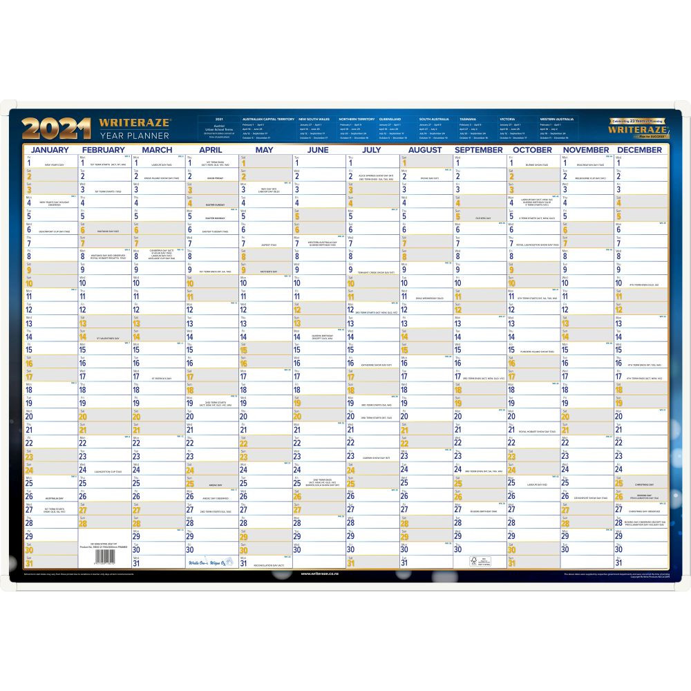 COLLINS 500 x 700 WRITERAZE YEAR PLANNER 10600 (2026 - Clearance ...