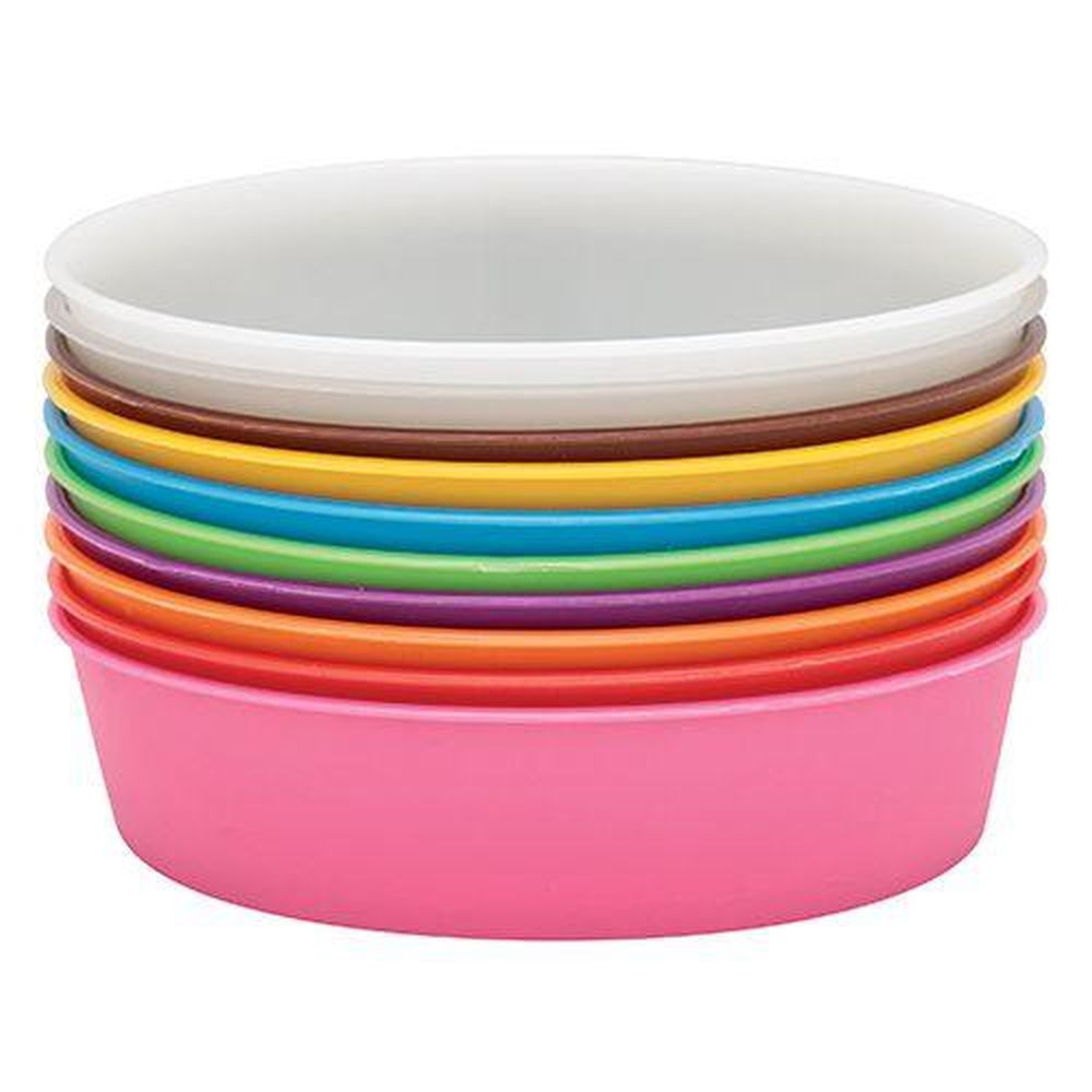 Plastic Painting and Sorting Bowls Coloured Pack of 10 - Melbourne ...