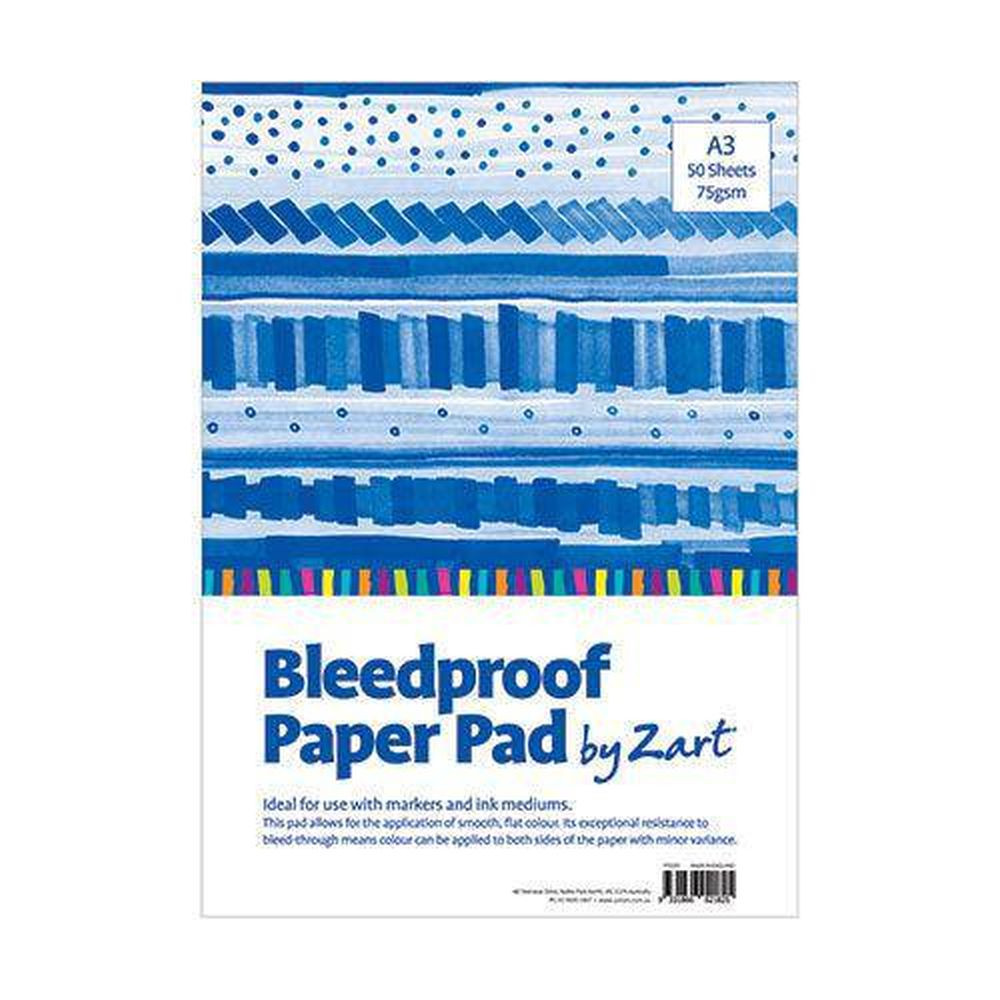 Bleedproof Pad A3 50 Sheets - Melbourne Office Supplies