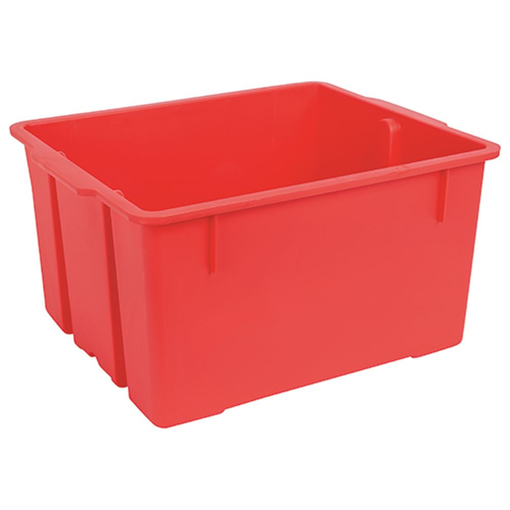 Heavy-Duty Storage Bin - Red - Melbourne Office Supplies