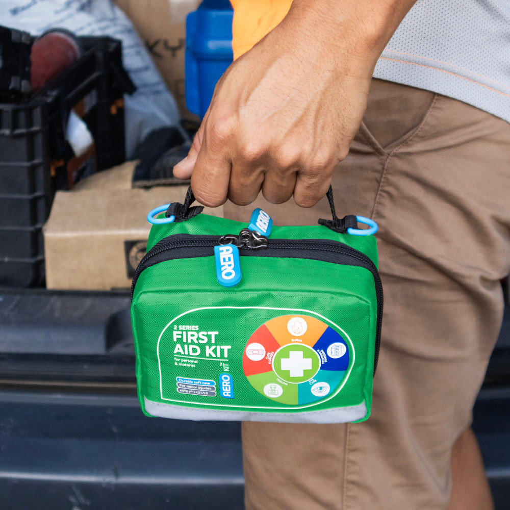 AEROKIT 2 Series First Aid Kit Softpack, Green - Melbourne Office Supplies