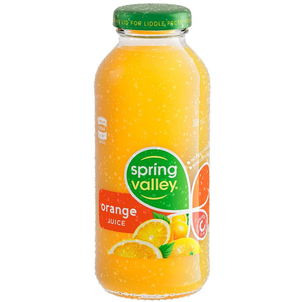 Spring Valley Orange Juice 300ml, Pack of 24 - Melbourne Office Supplies