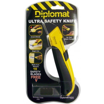 DIPLOMAT A58 ULTRA SAFETY KNIFE CUTTER Retractable - Melbourne Office ...