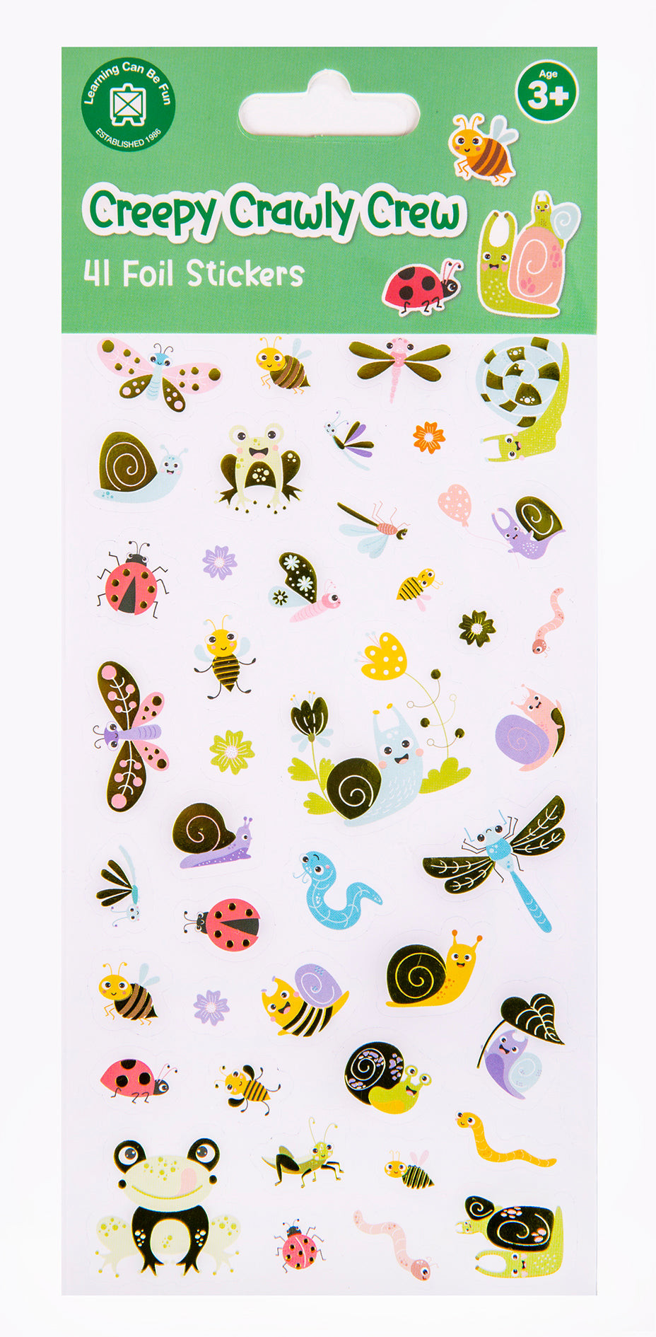 Creepy Crawly Crew - Foil Sticker Set - Melbourne Office Supplies