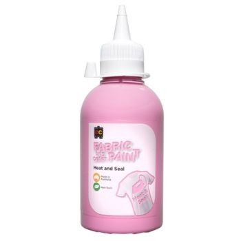 FABRIC AND CRAFT PAINT 250ML PINK - Melbourne Office Supplies