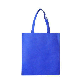 ROYAL BLUE NON WOVEN BAG WITH NO GUSSET 80GSM POLYPROPYLENE LONG ...