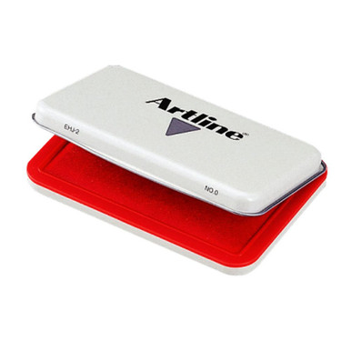 ARTLINE EHJ 2 STAMP PAD No 0 Red 12-102 - Melbourne Office Supplies