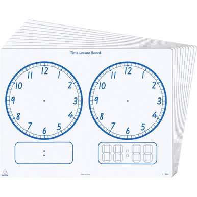 TFC Show & Tell Board Time #1 30 Pieces - Melbourne Office Supplies
