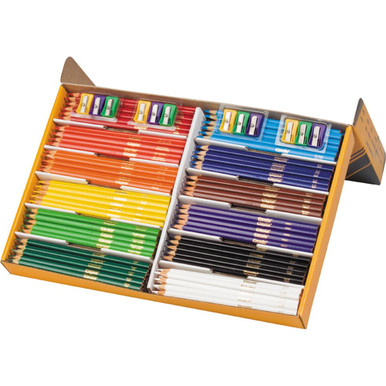 CRAYOLA TRIANGULAR PENCILS 240 Asst Classpack 12 Colors 68 8214 ...