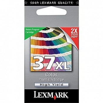 LEXMARK NO. 37XL ORIGINAL RETURN PROGRAM HY COLOUR INK Suits Lexmark ...