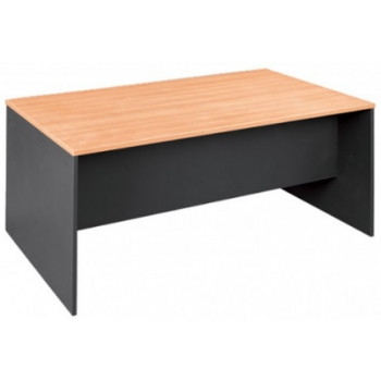 ATL DESK BEECH & CHARCOAL 1500(W) X 750(D) X 720(H) BEECH / CHARCOAL ...