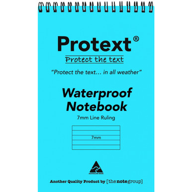 PROTEXT A6 50 SHEET WATERPROOF NOTE BOOK TWIN WIRE 7MM RULED ...