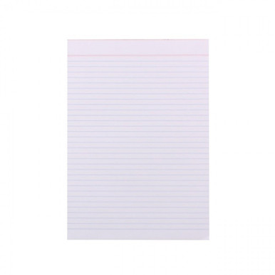 Quill Super Bank Ruled Pad 60gsm A4 80 Leaf - White, Pack of 10 (01008 ...