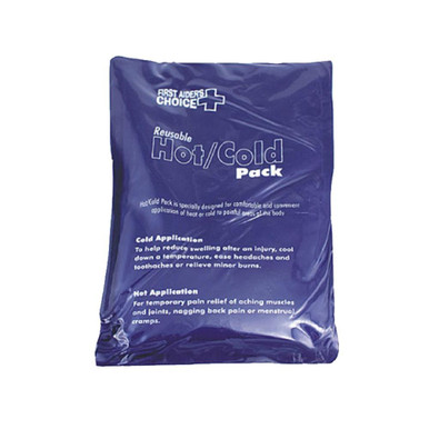 FIRST AIDERS CHOICE RE-USABLE Hot / Cold Pack Large Gel 170 x 280mm ...