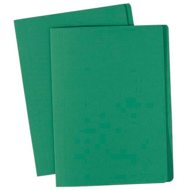 AVERY COLOURED MANILLA FOLDERS A4 GREEN BX100 - Melbourne Office Supplies