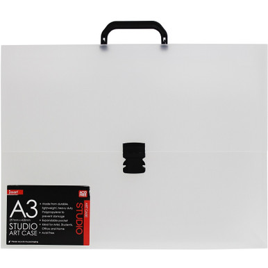 Jasart Art Case A3 Clear (Each) - Melbourne Office Supplies