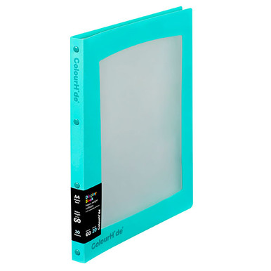 COLOURHIDE DISPLAY BOOK REFILLABLE INSERT 20 SHEET Aqua - Melbourne ...