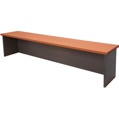 FURNX RECEPTION HOB 1800MM CHERRY IRONSTONE - Melbourne Office Supplies