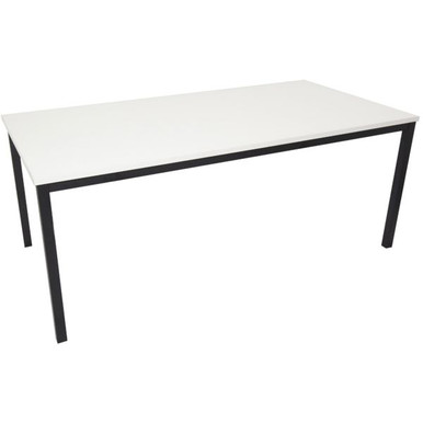 Steel Frame Education Table 1800Wx900mmD with 40mm Black Tube Frame and ...