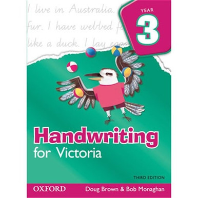 HANDWRITING FOR VICTORIA YEAR 3 3ED ## REPLACED BY HANDWRITING FIRST ...