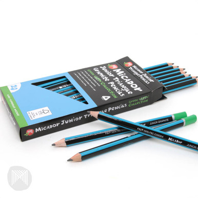 MICADOR JUNIOR TRIANGLE HB GRAPHITE PENCILS 100% FSC BOX OF 20 ...