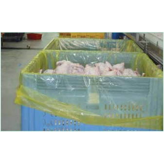 Jumbo Bag Pallet Liners Natural 210 (L) x 122 (W) +120 (G) cm Roll of ...