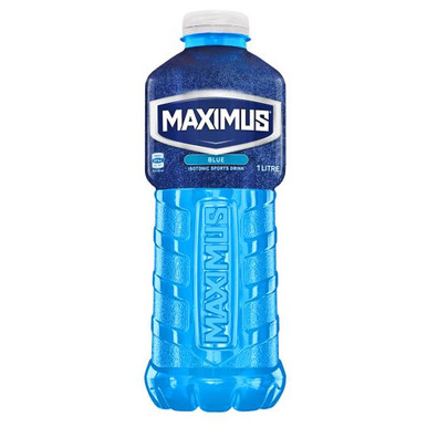 MAXIMUS BRING IT ON BLUE ENERGY DRINK 1L - Melbourne Office Supplies