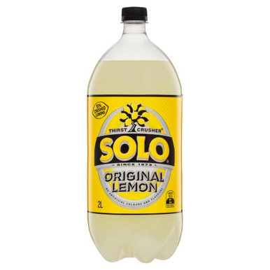 SOLO LEMON SOFT DRINK 2L - Melbourne Office Supplies