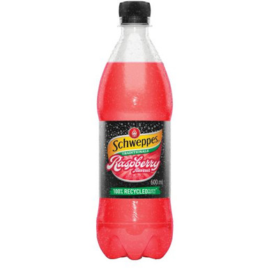 SCHWEPPES TRADITIONAL RASPBERRY 600ML - Melbourne Office Supplies