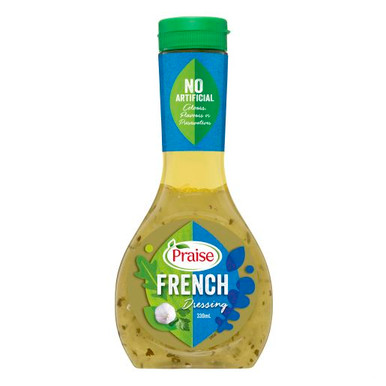 PRAISE FRENCH DRESSING 330ML - Melbourne Office Supplies