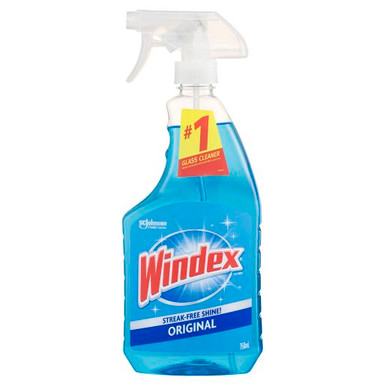 WINDEX BLUE GLASS CLEANER TRIGGER 750ML - Melbourne Office Supplies
