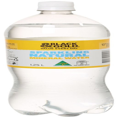 BLACK & GOLD NATURAL MINERAL WATER 1.25L (Carton of 12) - Melbourne ...